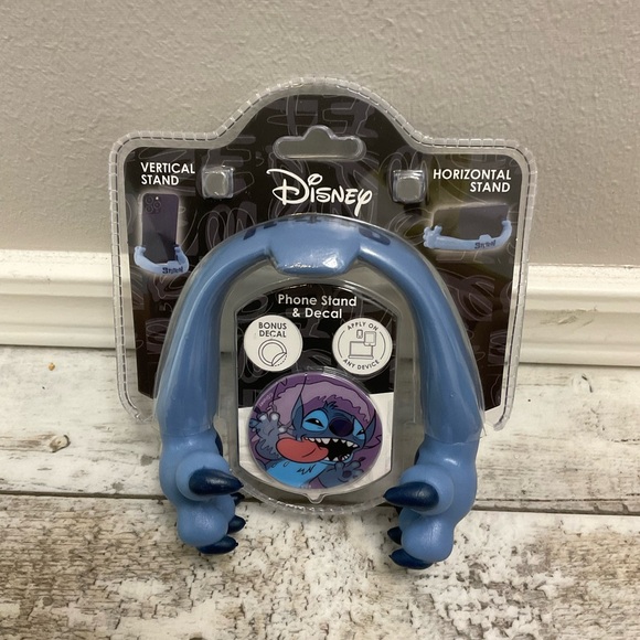 Disney | Cell Phones & Accessories | Nwt Stitch Phone Stand And Decal ...